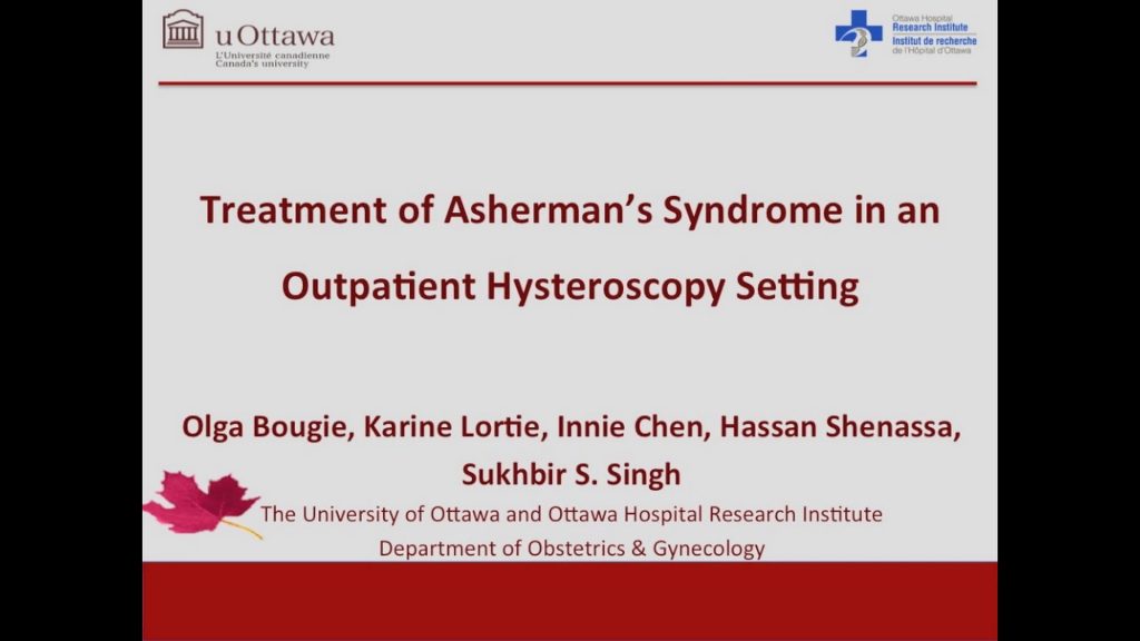 Treatment of Asherman’s Syndrome in an Outpatient